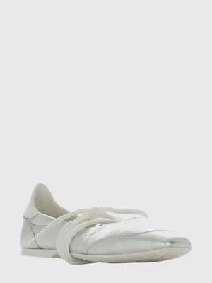 Patrizia Pepe Dancing Skin Laminated Leather Ballerinas