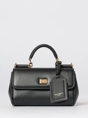 Dolce & Gabbana Top Handle Bag With Shoulder Strap - Black