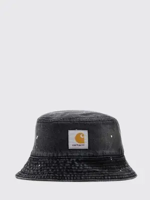 Carhartt Work In Progress Belmar Cotton Baseball Cap With Embroidered Logo - Black