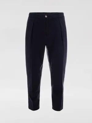 BRIGLIA 1949 Poplin Portobello Trousers - Blue
