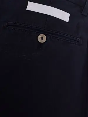 BRIGLIA 1949 Poplin Portobello Trousers - Blue