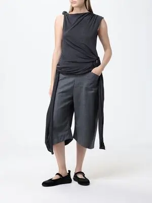 GANNI Draped Organic Cotton Top