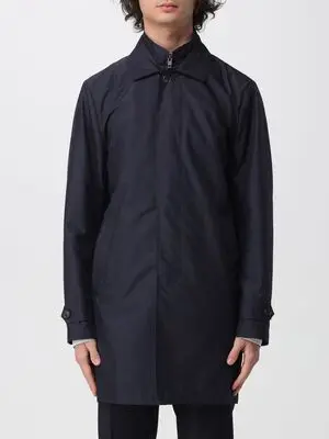 FAY Technical Poplin Coat - Blue