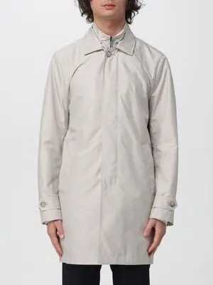 FAY Technical Poplin Coat - Cream