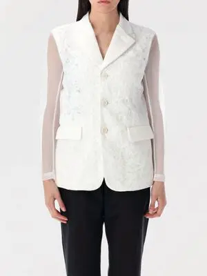 Comme Des Garçons Jacket Colour - White