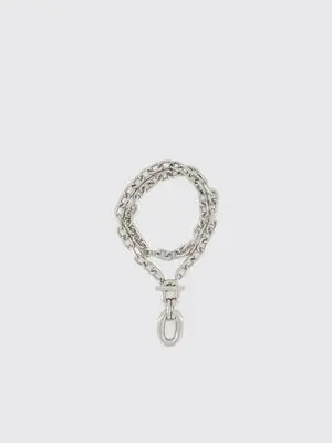 Rabanne Jewel Colour Necklace - Silver