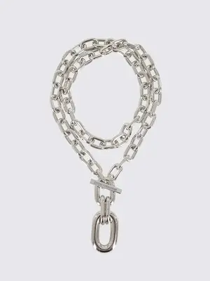 Rabanne Jewel Colour Necklace - Silver