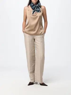 Max Mara Printed Silk Foulard - Lead