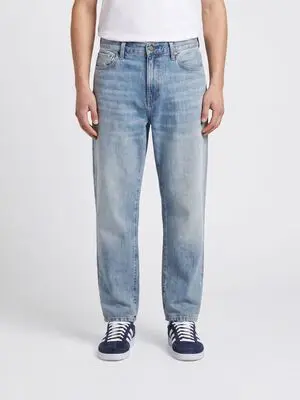 Carhartt Work In Progress Aaron Tapered Fit Cotton Denim Jeans - Blue