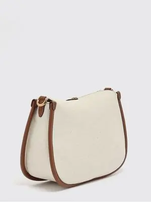 Etro Pony Shoulder Bag In Cotton Blend Linen Canvas