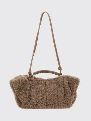 Hereu Shearling Mini Bag - Grey