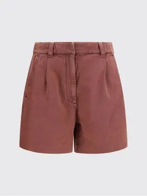 Brunello Cucinelli Cotton And Linen Blend Shorts