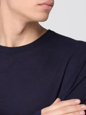 BALLANTYNE Jumper Colour - Navy
