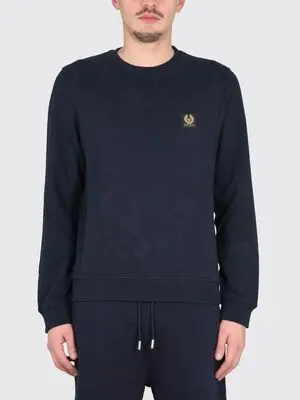 Belstaff Cotton Crew-neck Sweatshirt - Blue