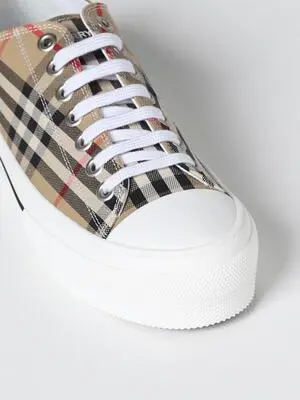 Burberry Checked Lace-up Trainers