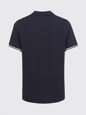 FAY Basic Cotton Polo Shirt - Blue
