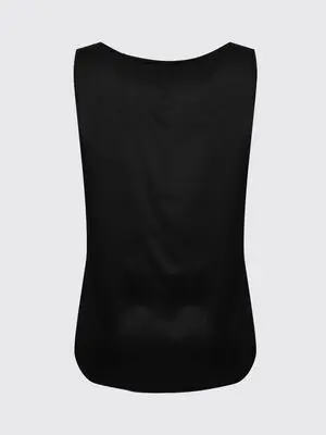 Max Mara Satin Sleeveless Top - Black