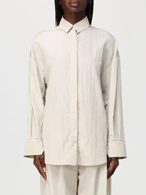 Max Mara Relaxed Technical Canvas Shirt - Beige