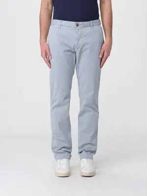 BLAUER. Stretch Cotton Chino Trousers - Avion