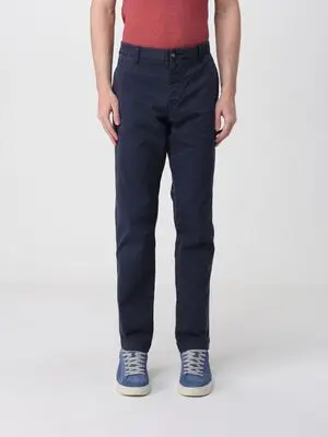 BLAUER. Stretch Cotton Chino Trousers - Blue