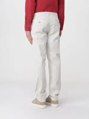 BLAUER. Stretch Cotton Chino Trousers - Grey