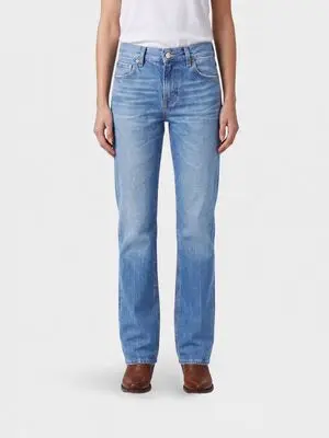 HAIKURE Carly Straight Cotton Denim Jeans - Blue