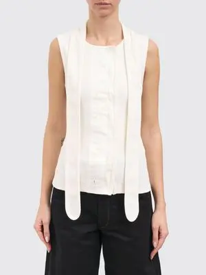 LEMAIRE Cotton Blend Top - Milk