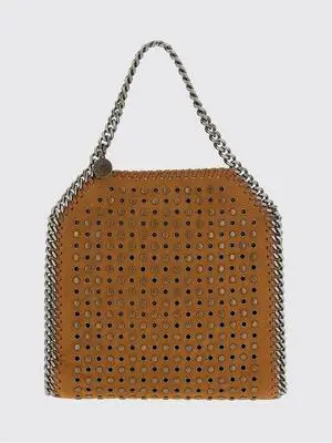 Stella McCartney Falabella Small Alter Mat Handbag With Chain Trims - Brown