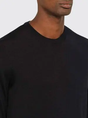 DRUMOHR Long-sleeved Crewneck Sweater - Blue