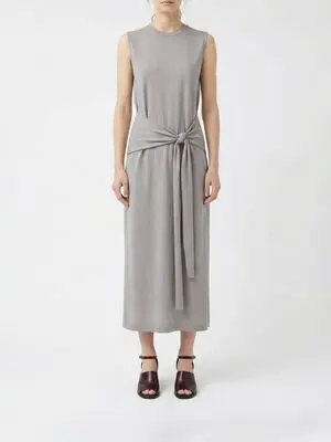 LEMAIRE Cotton Midi Dress - Grey