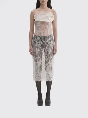 Magda Butrym Lace Dress - White