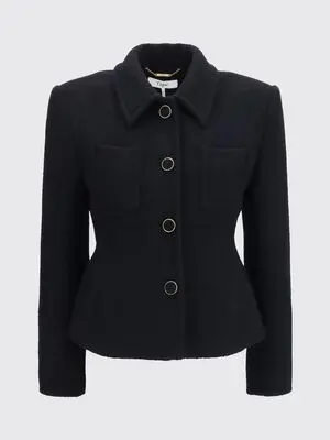 Chloé Slim Fit Short Wool Coat