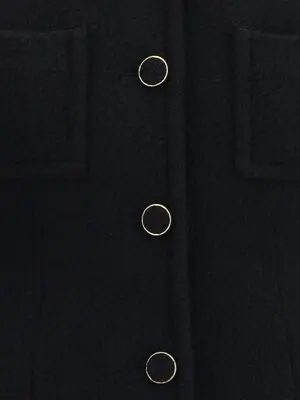 Chloé Slim Fit Short Wool Coat