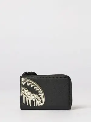 SPRAYGROUND Gold And Dangerous Saffiano Faux Leather Wallet