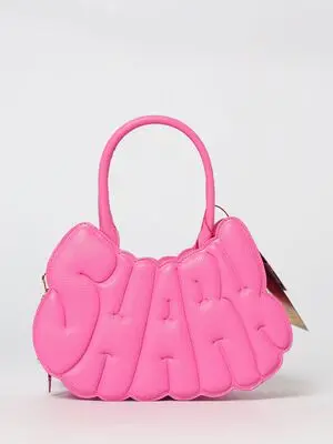 SPRAYGROUND Metallic Drip Shark Bubble Letters Bag
