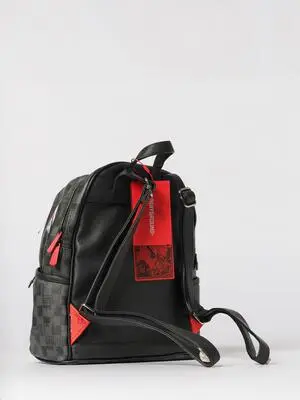 SPRAYGROUND Scribble Shark Savage Saffiano Check Synthetic Leather Backpack