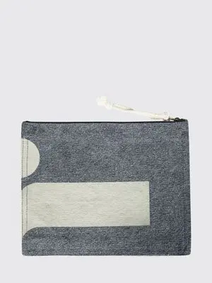 Isabel Marant Étoile Netia Cotton Clutch With Logo Print