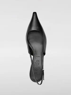 AeydĒ Catrina Smooth Leather Slingback Pumps With Low Heel