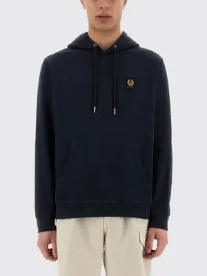 Belstaff Cotton Hoodie - Blue