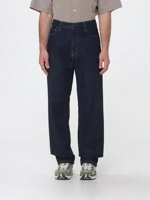Carhartt Work In Progress Aaron Wide Leg Jeans In Denim - Blue