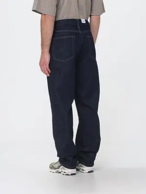 Carhartt Work In Progress Aaron Wide Leg Jeans In Denim - Blue
