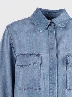 7 For All Mankind Denim Utility Shirt Dress