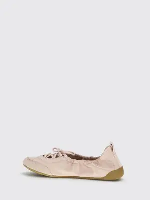 Chloé Kick Nylon And Suede Ballerina Flats
