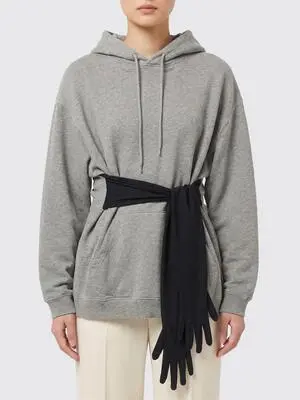 MAISON MARGIELA Cotton Hooded Dress - Grey
