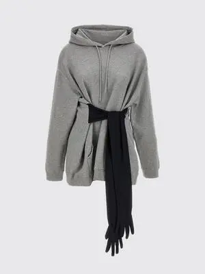MAISON MARGIELA Cotton Hooded Dress - Grey