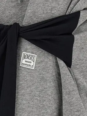 MAISON MARGIELA Cotton Hooded Dress - Grey