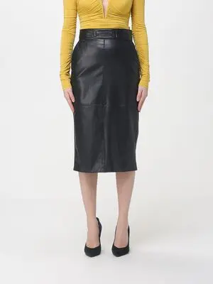 Elisabetta Franchi Midi Skirt - Black