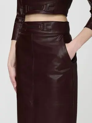 Elisabetta Franchi Midi Skirt - Brown