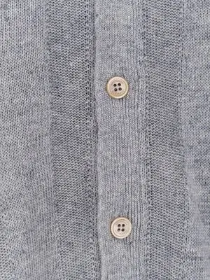 Brunello Cucinelli Knit Shirt - Mouse Grey