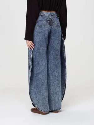 Alaïa Wide-leg Denim Jeans